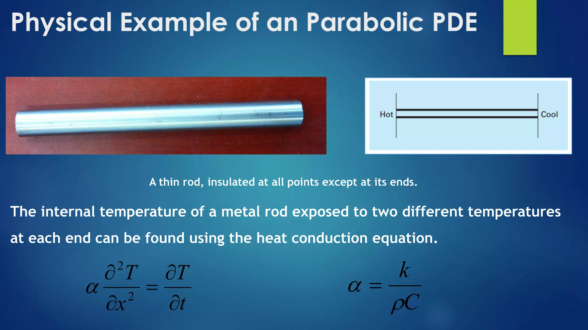 Solving heat conduction equation (parabolic pde) | PDF