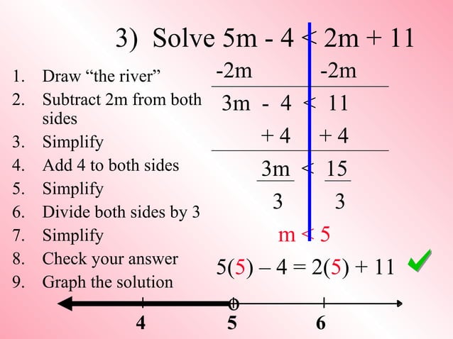 Solving inequalities | PPT | Science