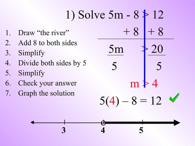 Solving inequalities | PPT