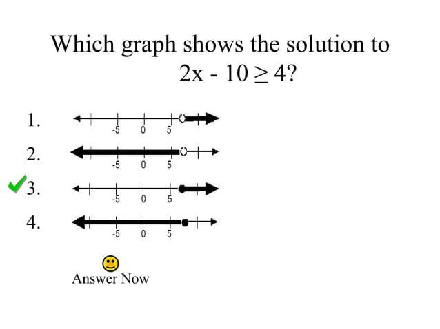 Solving inequalities | PPT