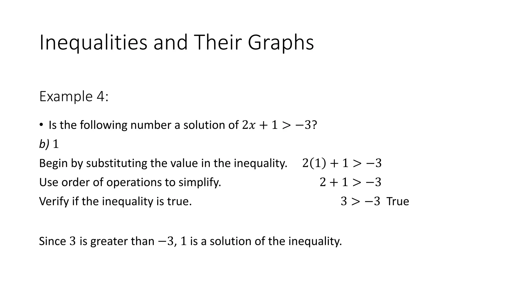 Solving inequalities | PPTX