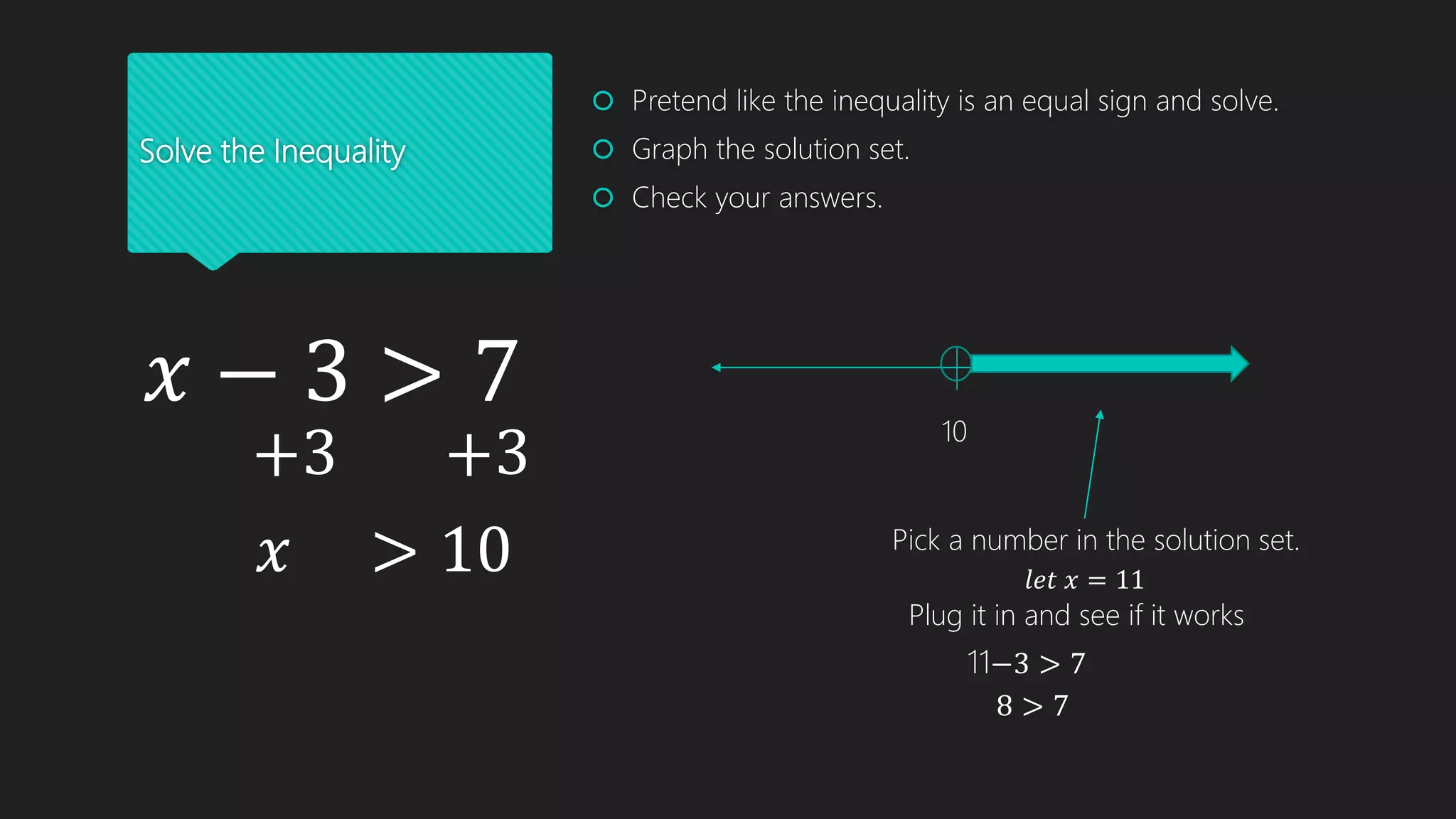 Solving inequalities | PPTX