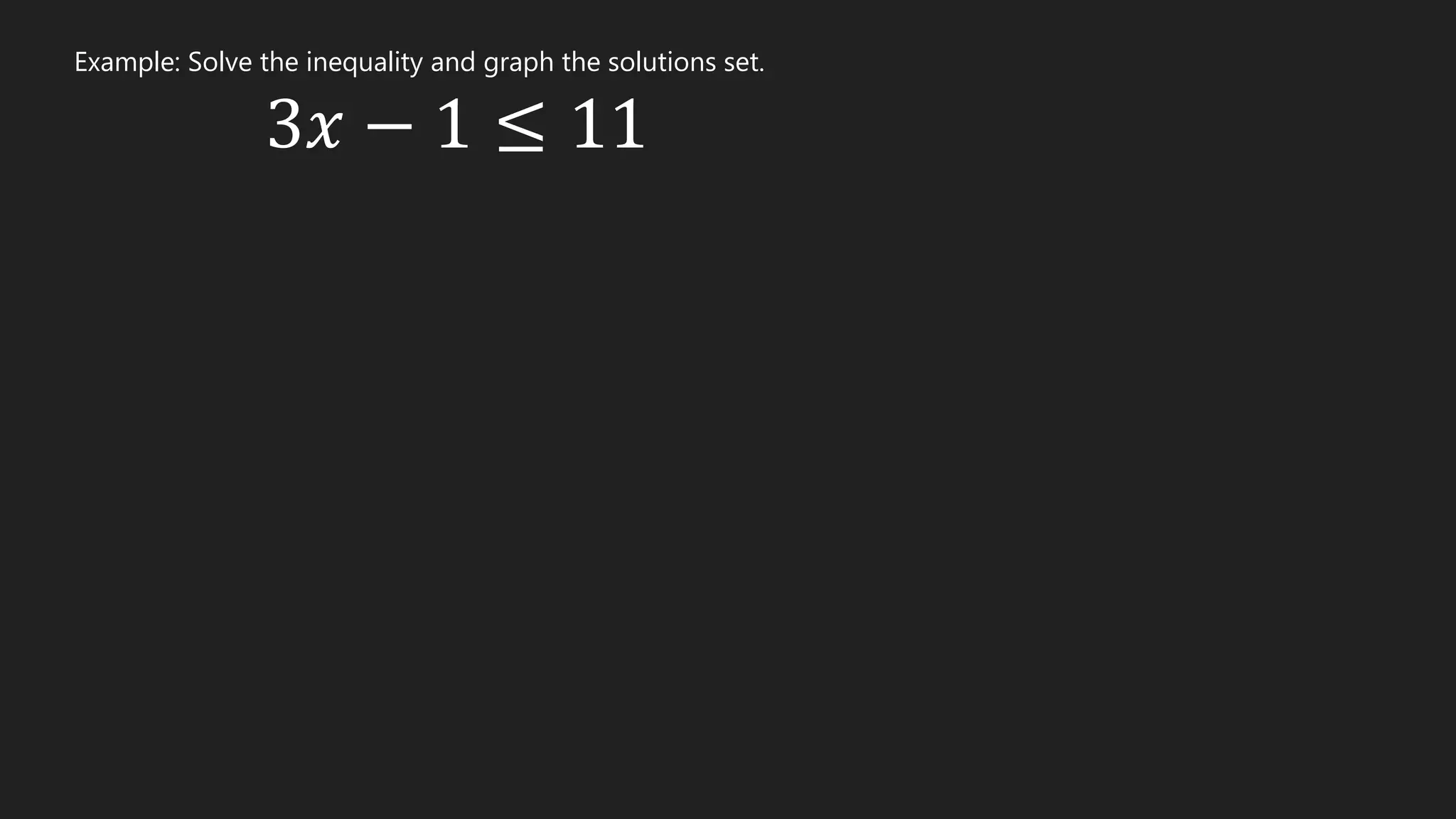 Solving inequalities | PPTX