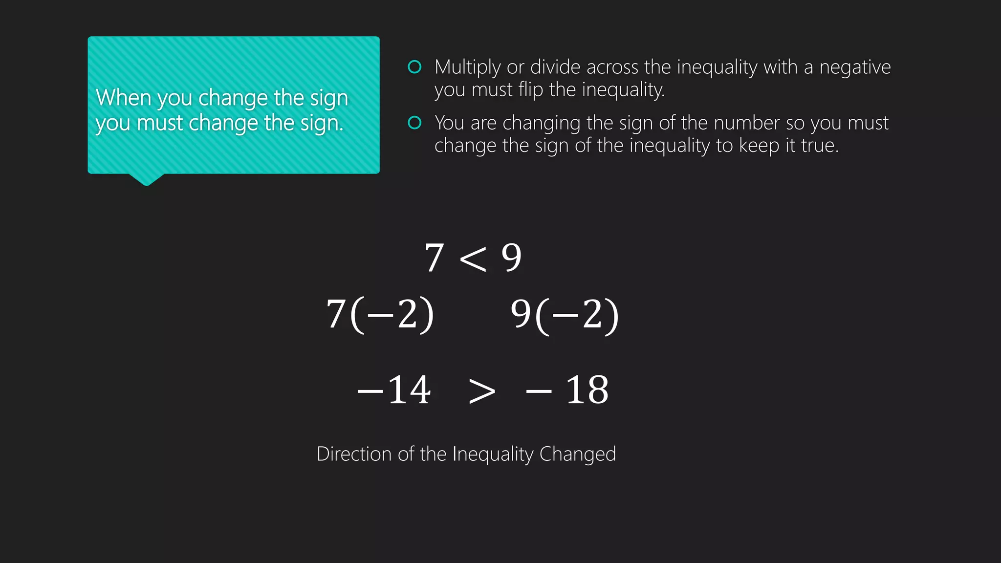Solving inequalities | PPTX