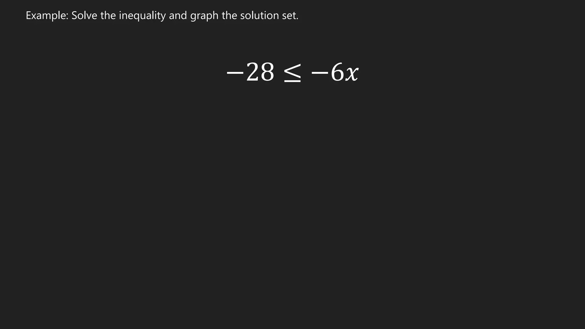 Solving inequalities | PPTX