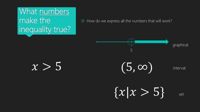 Solving inequalities | PPTX