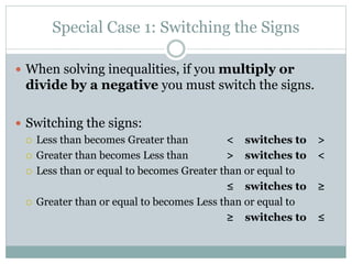 Solving Inequalities.ppt