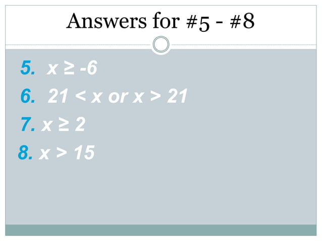Solving Inequalities.ppt