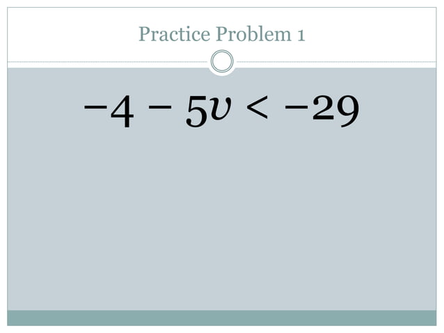 Solving Inequalities.ppt