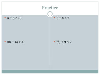 Solving Inequalities.ppt