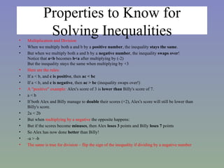 Solving Inequalities Using Proper functions .ppt