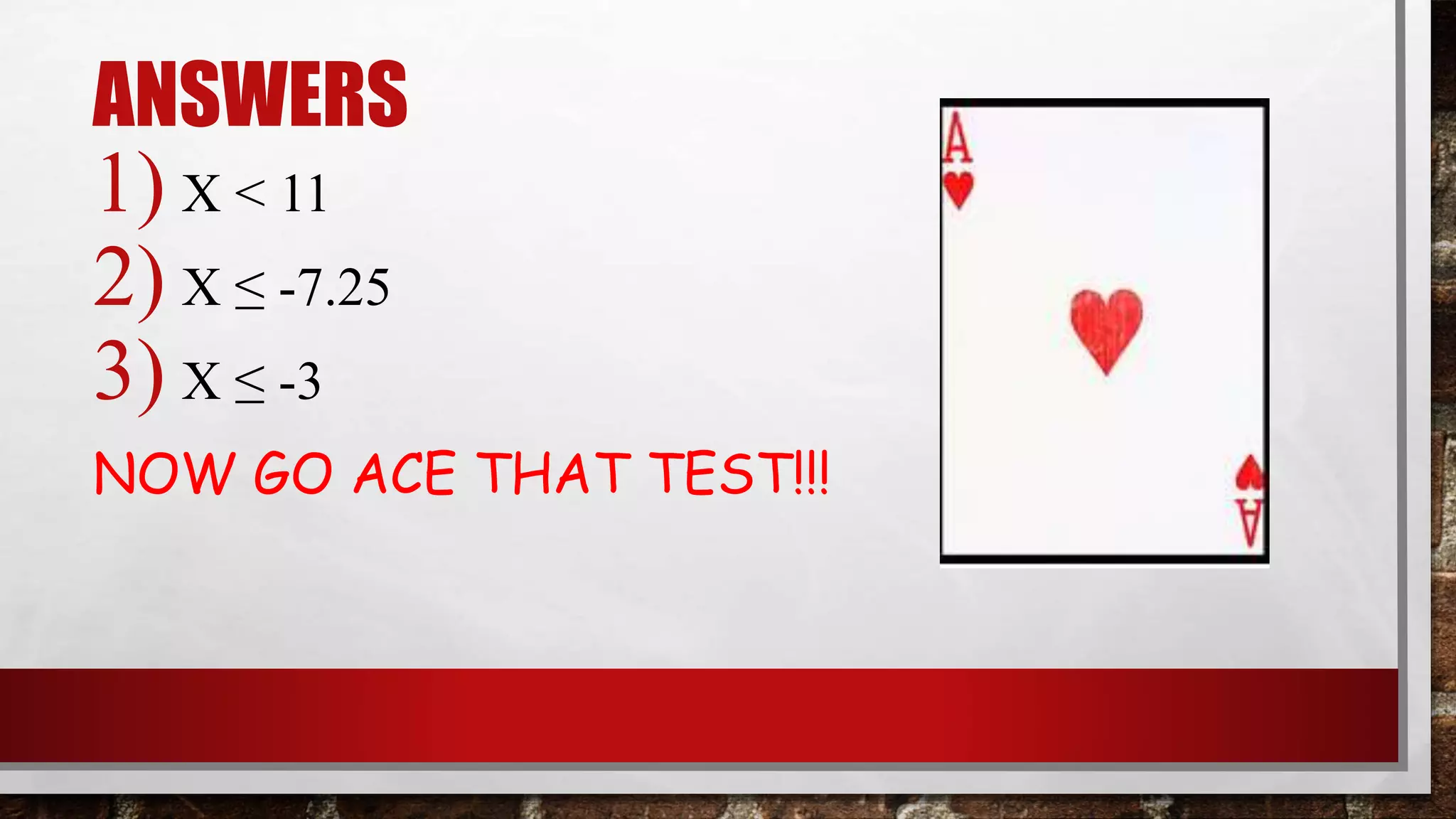 Solving inequalities powerpoint | PPT