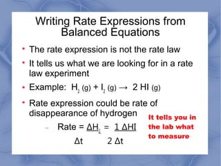Solving kinetics problems | PPT | Chemistry | Science