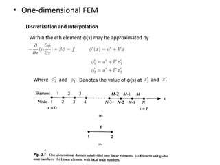 Solving Laplace differential equation using finite element method | PPT