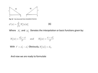 Solving Laplace differential equation using finite element method | PPT