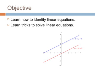 Solving linear equations | PPT