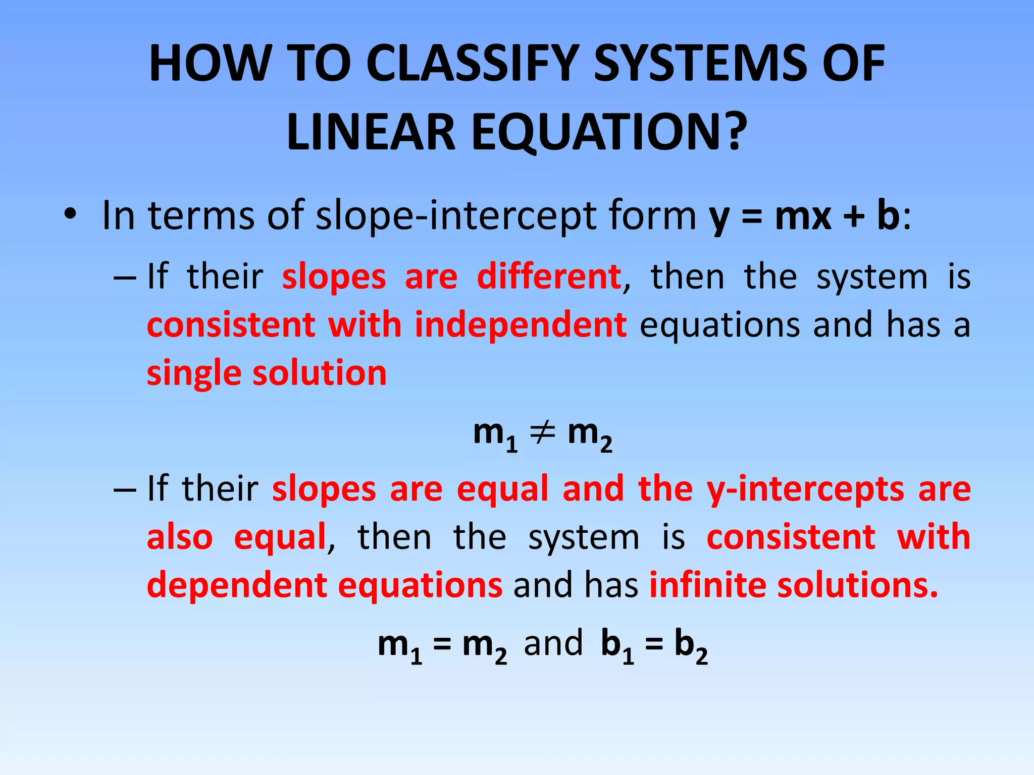 Solving linear equations by graphing | PPTX