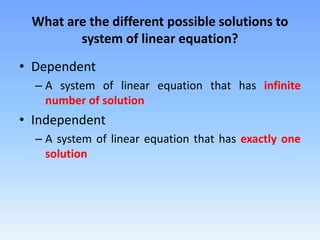 Solving linear equations by graphing | PPTX