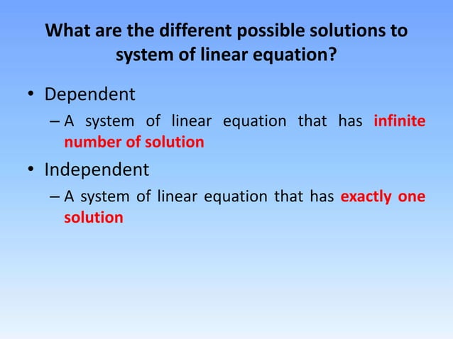 Solving linear equations by graphing | PPT