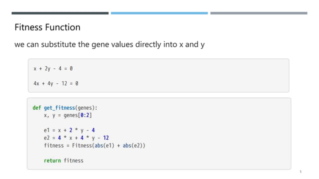 Solving Linear Equations With Genetic Algorithm By Sajid Ali Ppt 2622