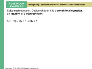 Solving Linear Equations with Notes | PPT
