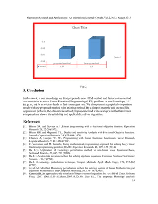 Solving Linear Fractional Programming Problems Using a New Homotopy Perturbation Method | PDF ...