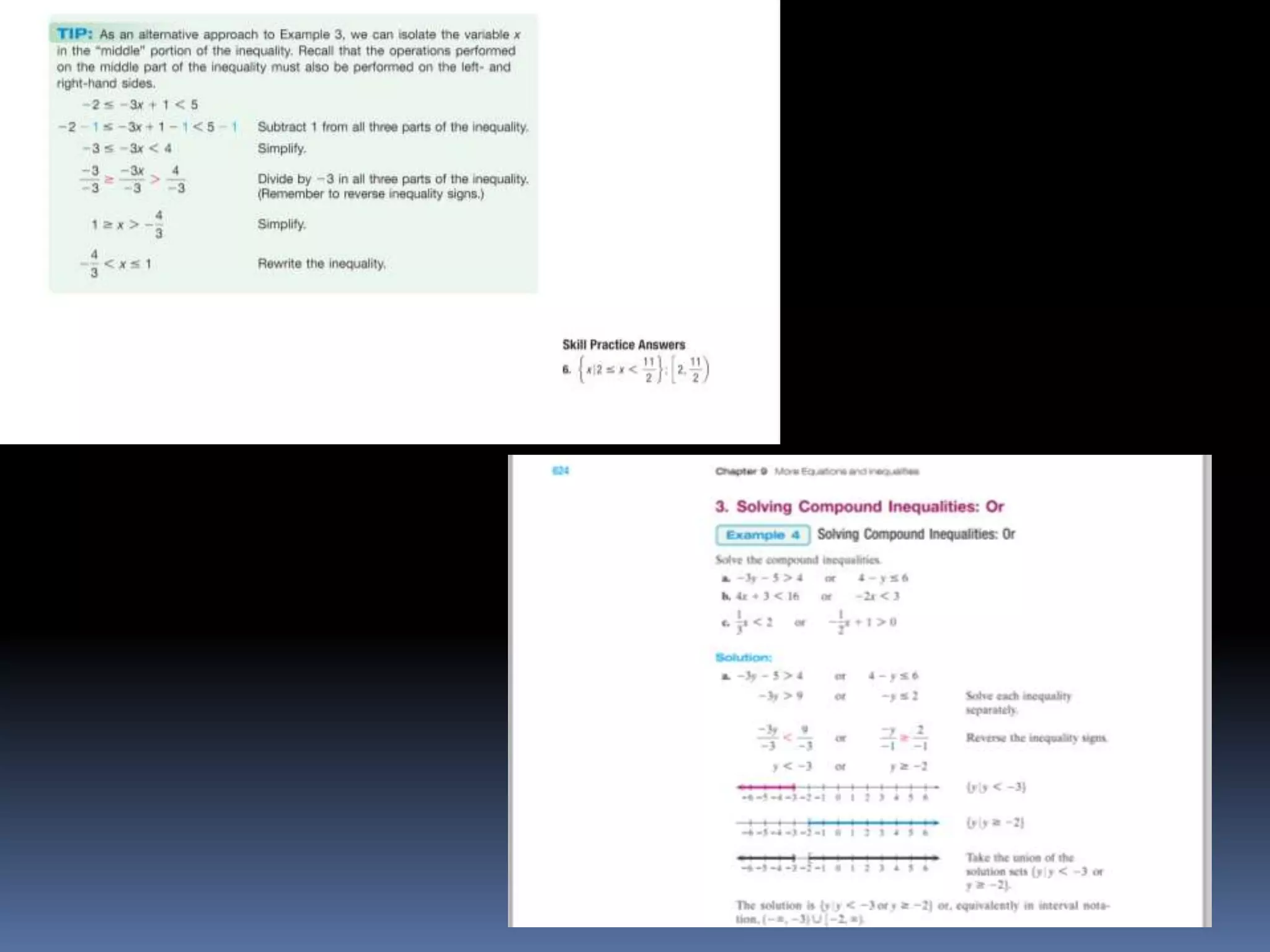 Solving linear inequalities in one variable | PPTX