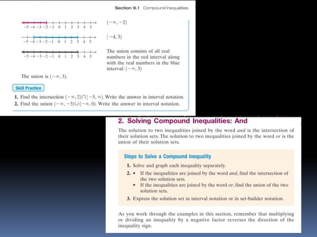 Solving linear inequalities in one variable | PPTX