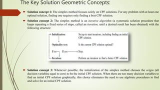 Solving linear programming model by simplex method | PPT