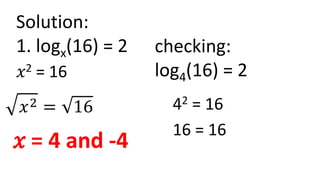 SOLVING LOGARITHMIC EQUATION.pptx