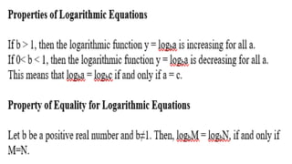 SOLVING LOGARITHMIC EQUATION.pptx