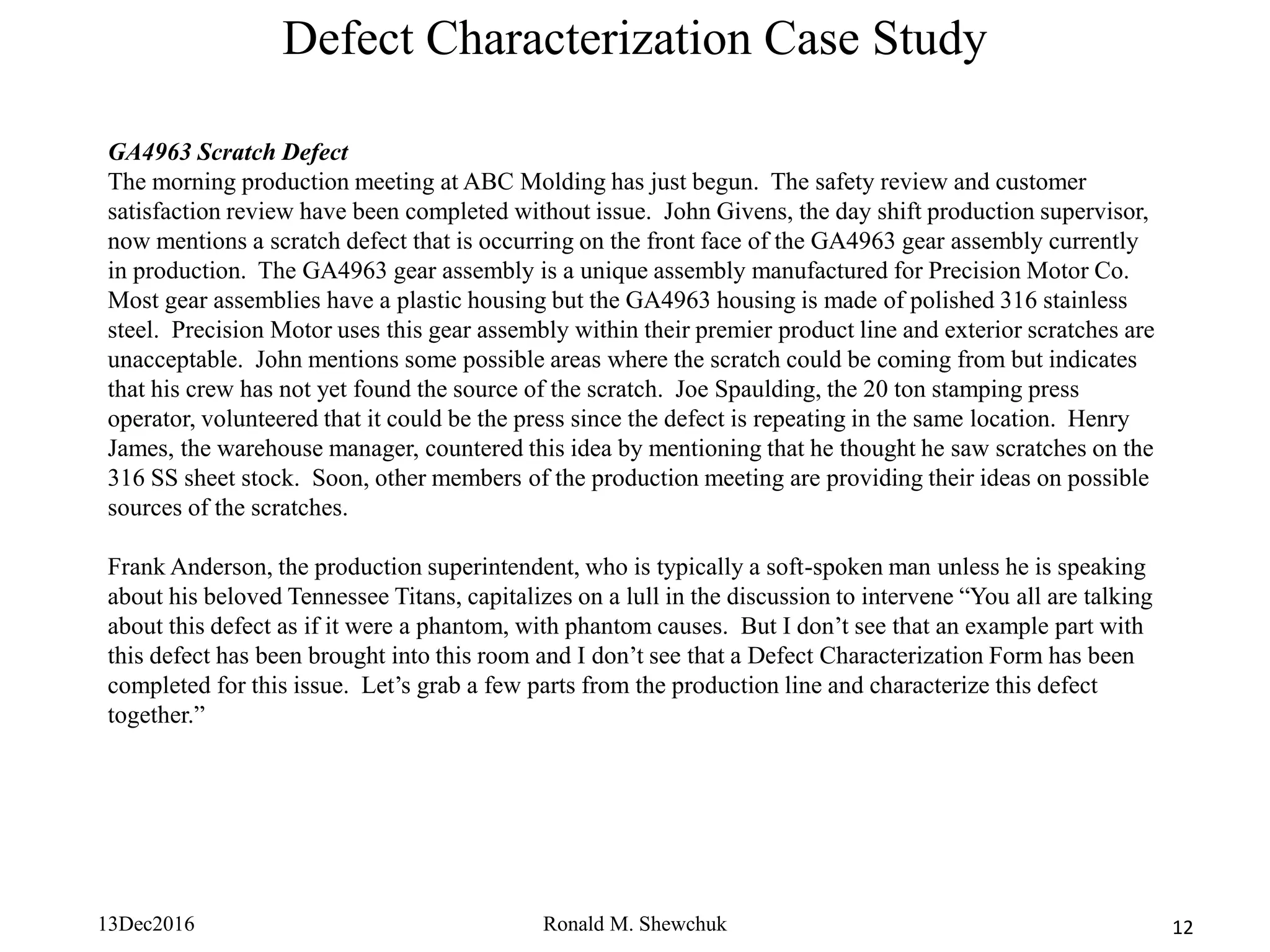 Solving Manufacturing Problems | PPTX