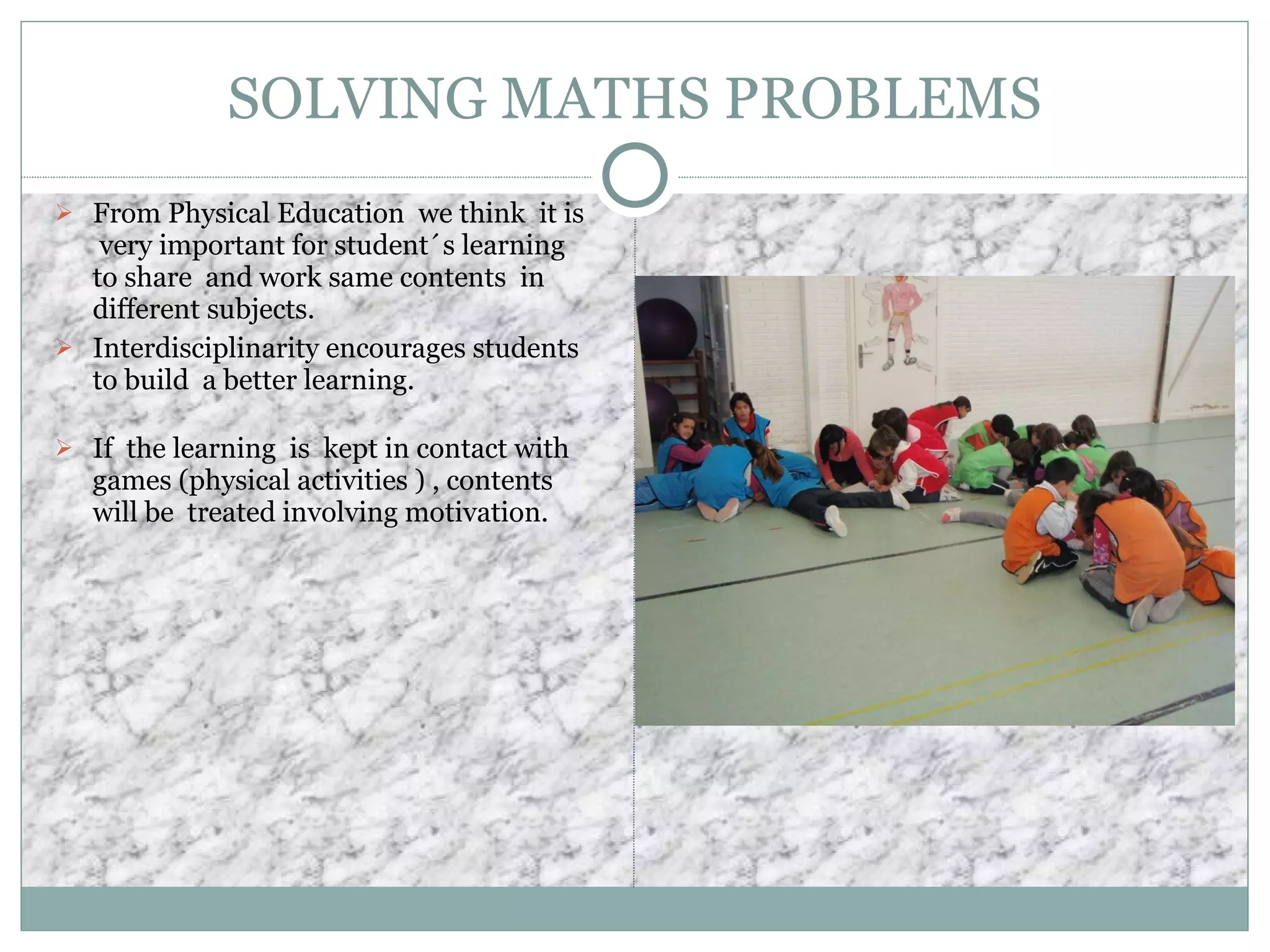 Solving maths problems[1] 2º ciclo | PPT