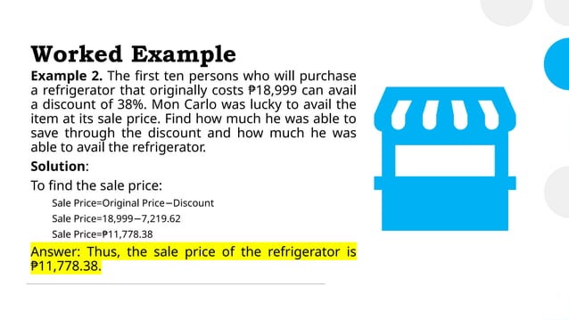 Solving Money Problems involving Percentages.pptx