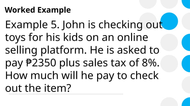 Solving Money Problems involving Percentages.pptx