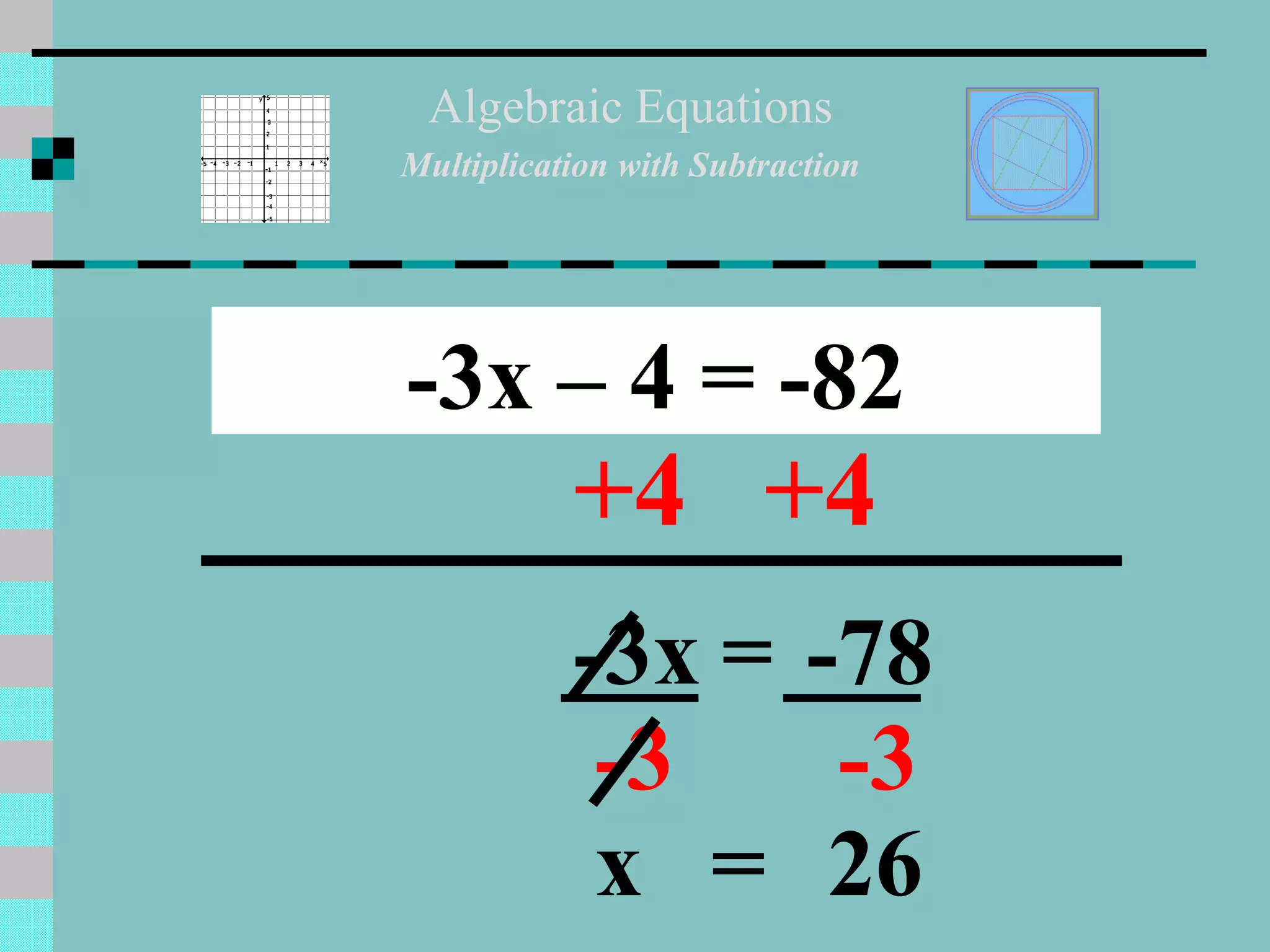 Solving Multi Step Equations | PPT