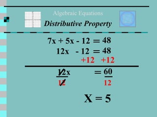 Solving Multi Step Equations | PPT