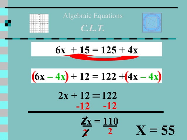 Solving Multi Step Equations | PPT