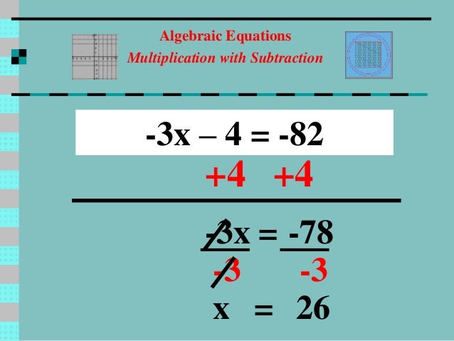 Solving multi step equations