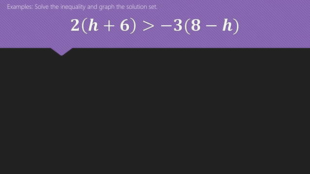 Solving multi step inequalities | PPT