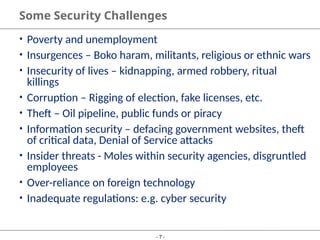 Solving National Security challenges with Information Technology By ...
