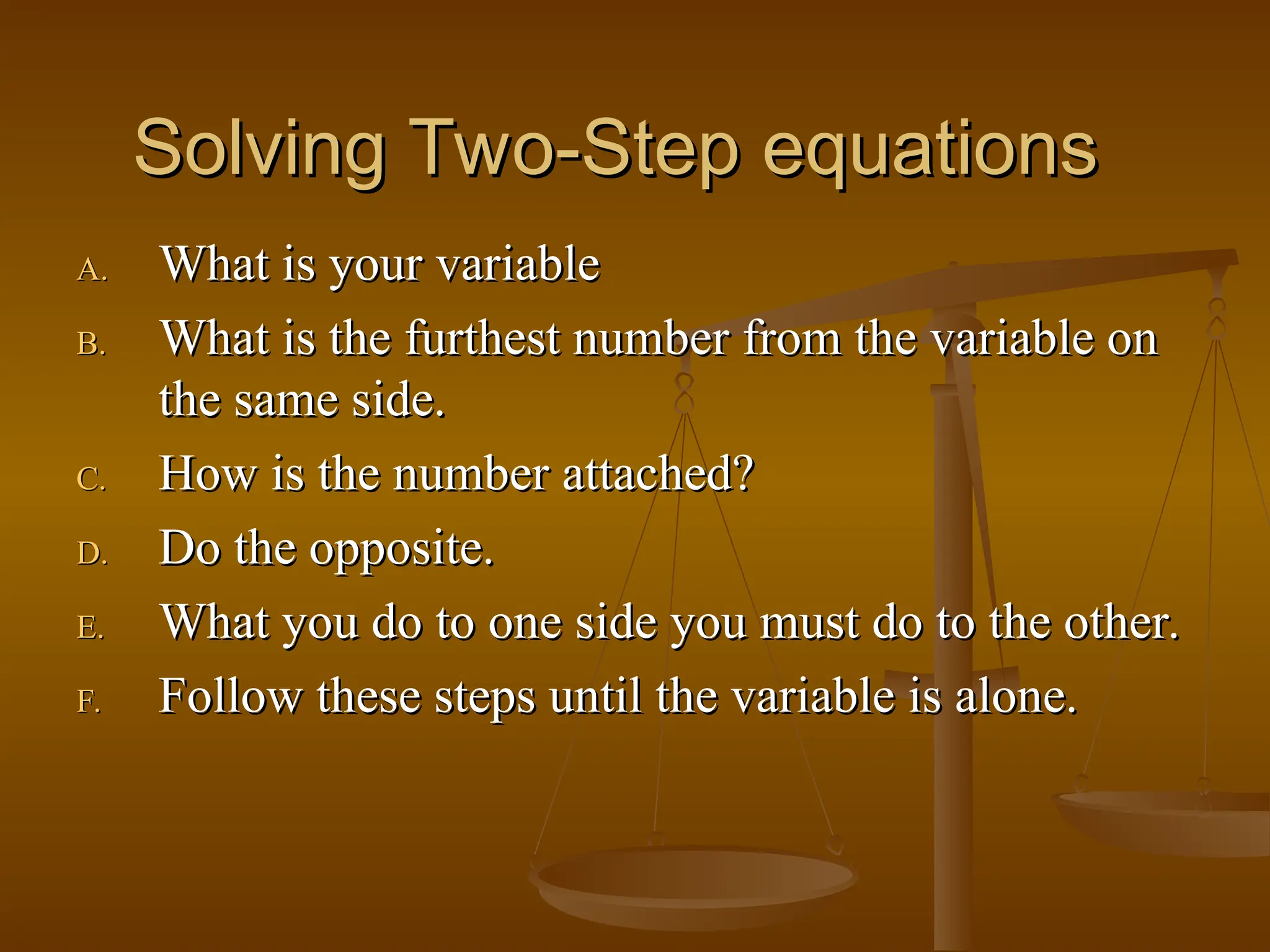 Solving One and Two Step Equations.ppt.. | PPT
