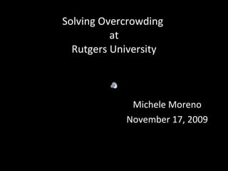 Solving+Overcrowding Part 1 | PPT