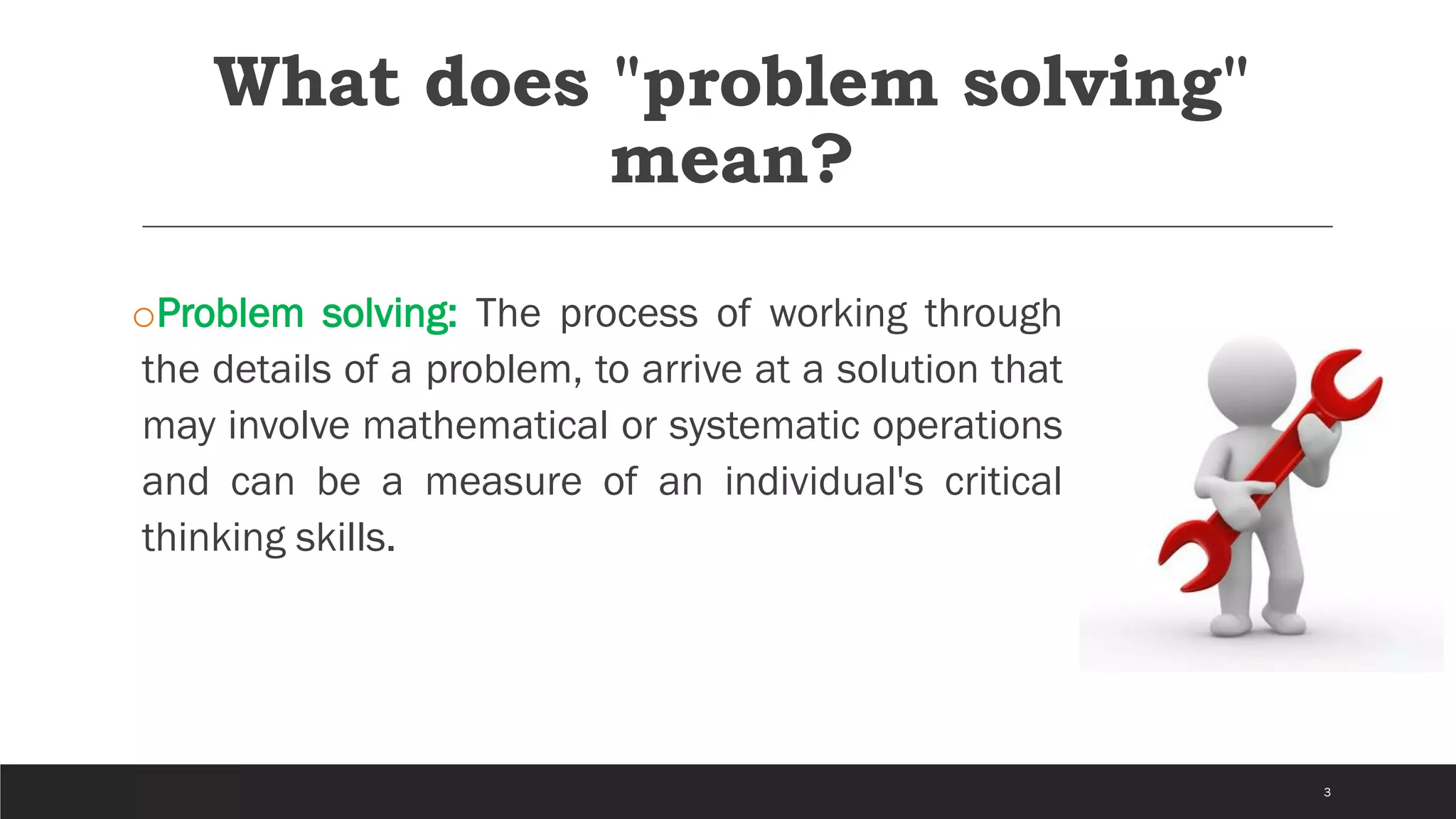 Solving Problems | PDF