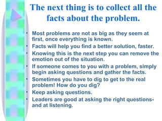 Solving problems as a leader | PPT