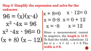 Solving problems involving factoring.pptx