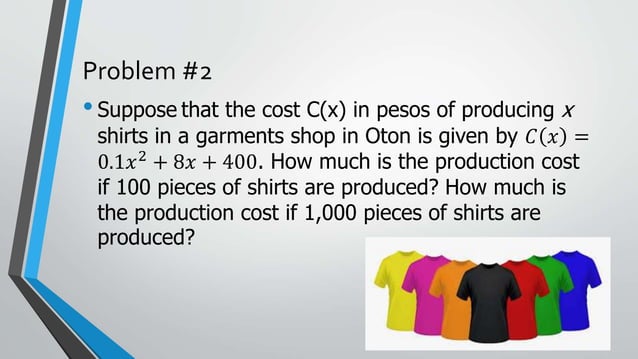 SOLVING PROBLEMS INVOLVING POLYNOMIAL FUNCTIONS.pptx | Weather | Science