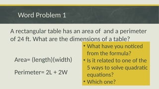 Solving Problems Involving Quadratic Equations.pptx
