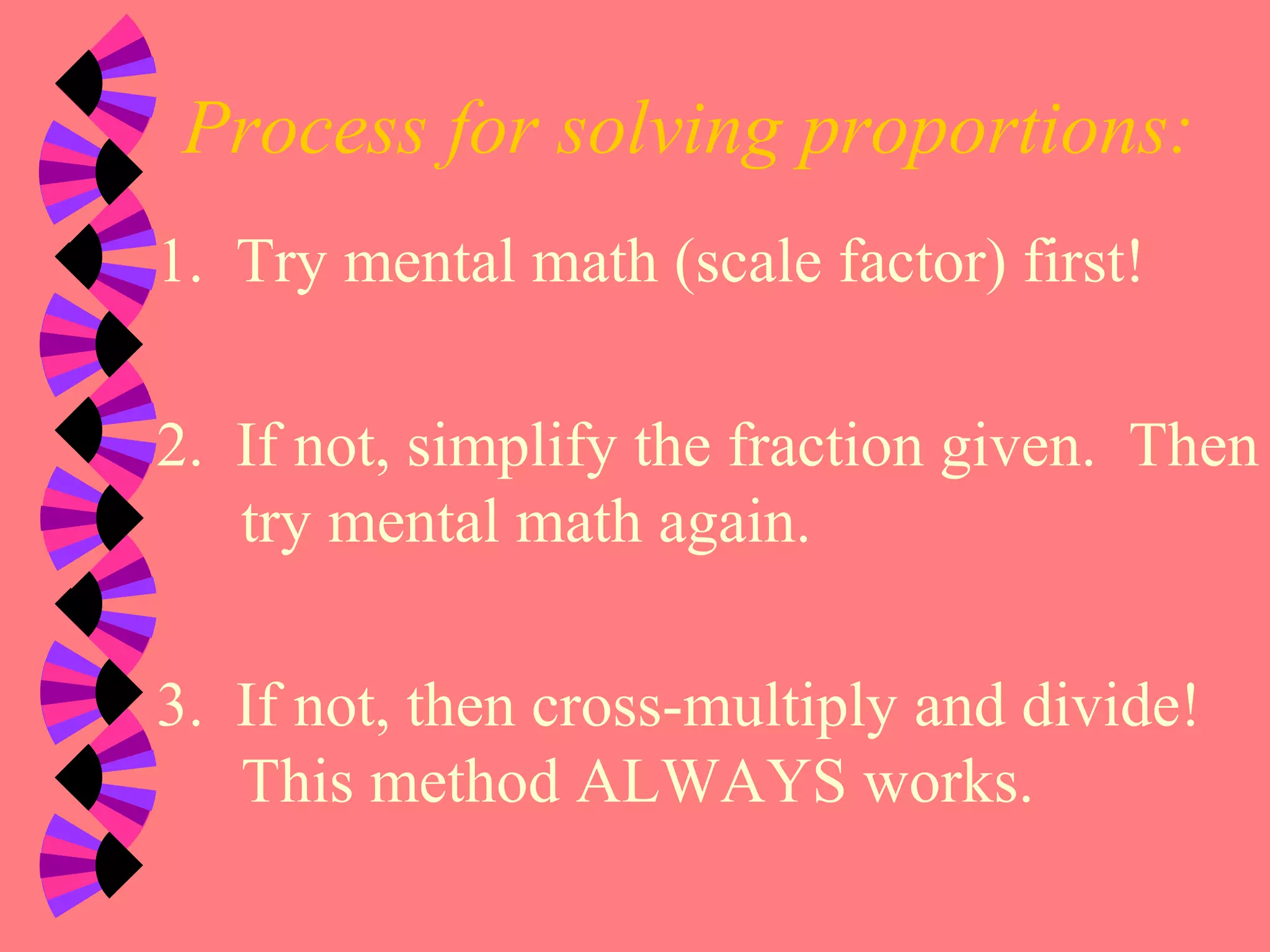 Solving Proportions | PPT
