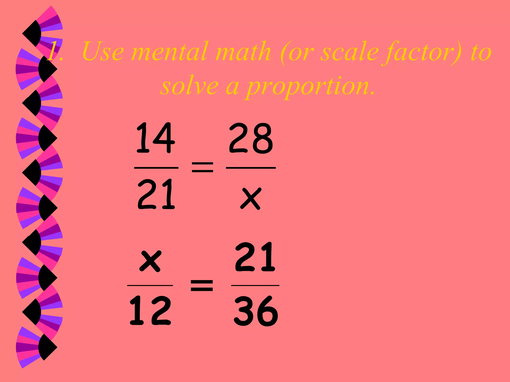 Solving Proportions | PPT